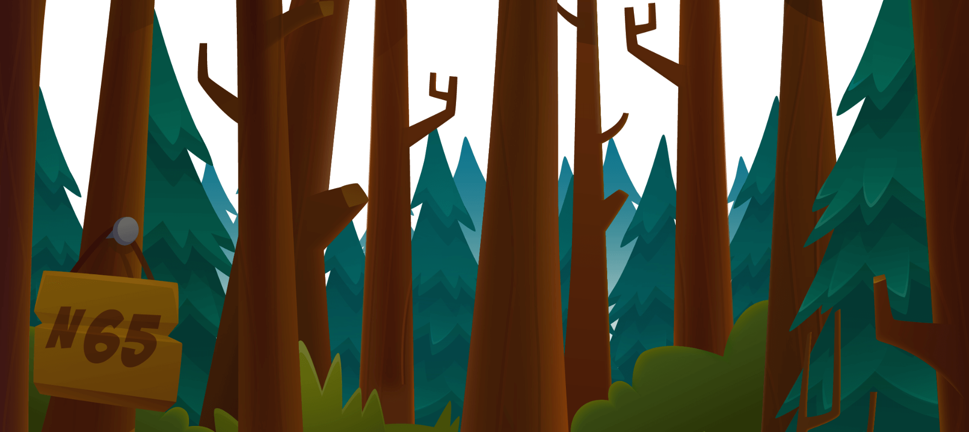 Timber Slash - 2D / arcade game graphics designed by Fgfactory